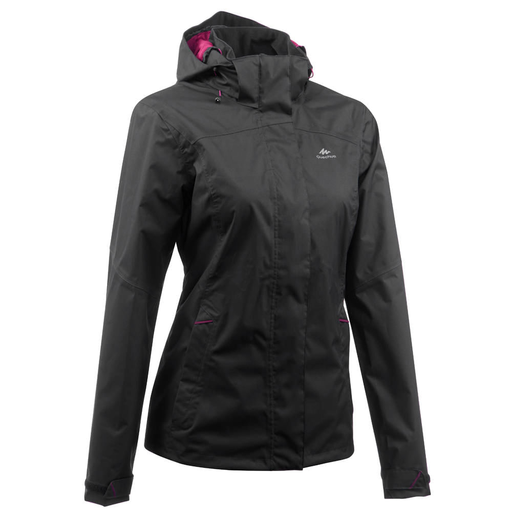 Jaqueta feminina de trilha impermeável MH100 - Decathlon