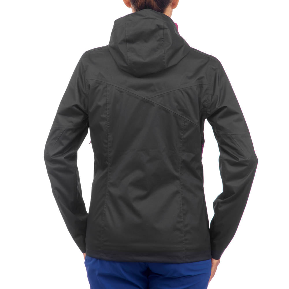 Jaqueta feminina de trilha impermeável MH100 - Decathlon
